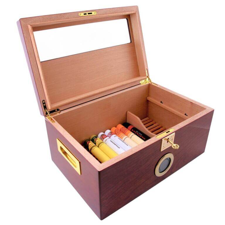 The Lexington Classic 150 Cigar Glass Top Humidor | Cigar Star