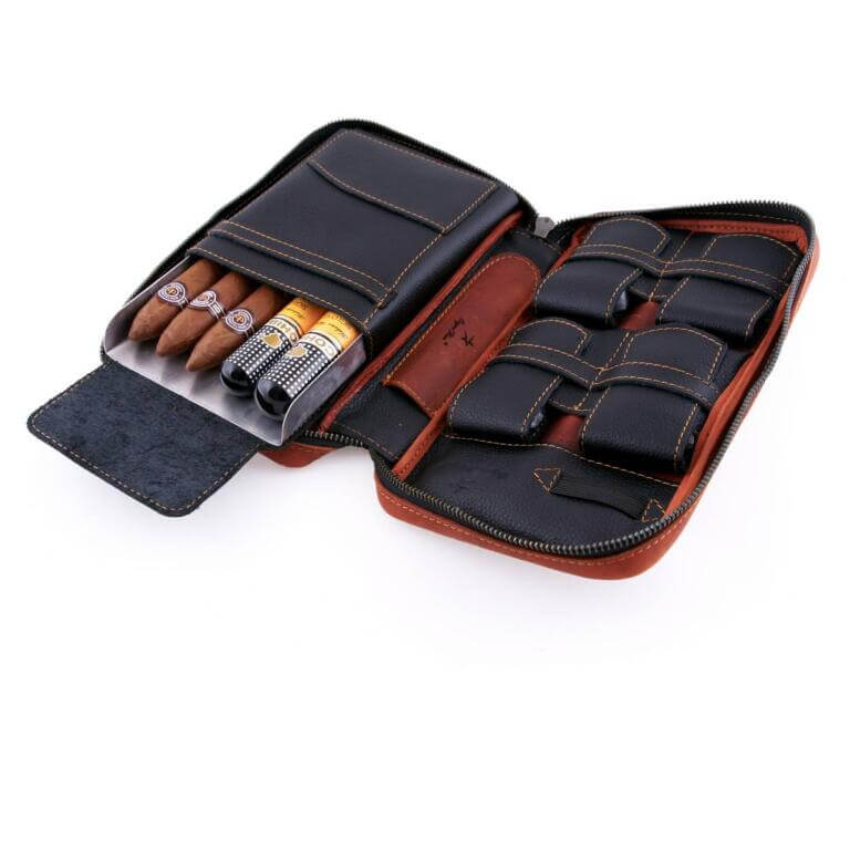LEATHER CIGAR CASE | Frontier Aficionados Luxury Cigar Case
