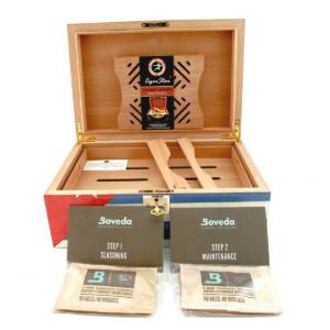Cuban Flag Humidor | Cigar Star | Shipped From Canada