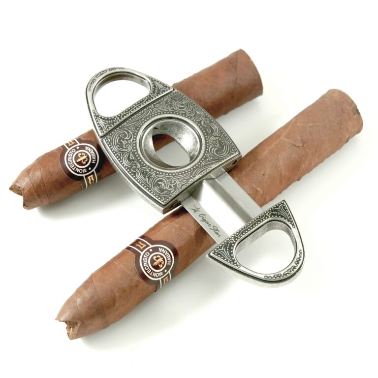 ORNATE V CUT CIGAR CUTTER | Cigar Star | From Canada