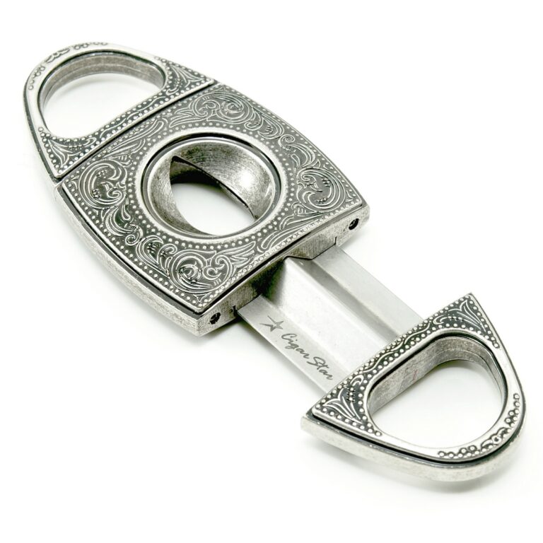 ORNATE V CUT CIGAR CUTTER | Cigar Star | From Canada