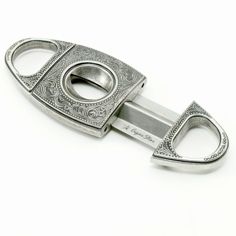 ORNATE V CUT CIGAR CUTTER | Cigar Star | From Canada